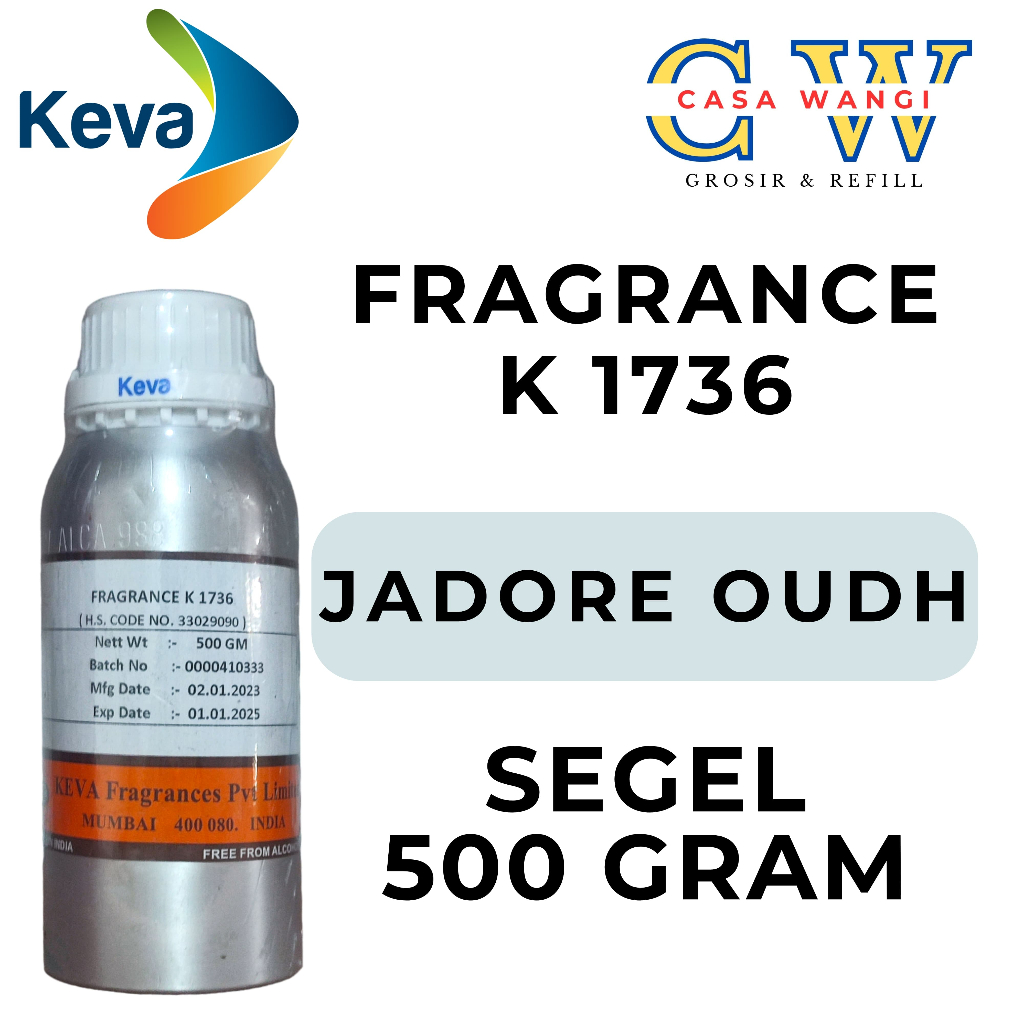 Jual FRAGRANCE K 1736 BY KEVA KEMASAN SEGEL 500 GRAM.BIBIT PARFUM MURNI ...
