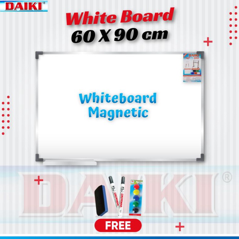 Jual Papan tulis Whiteboard Magnetic DAIKI Uk 6x9 Cm u B7Y9 | Shopee ...