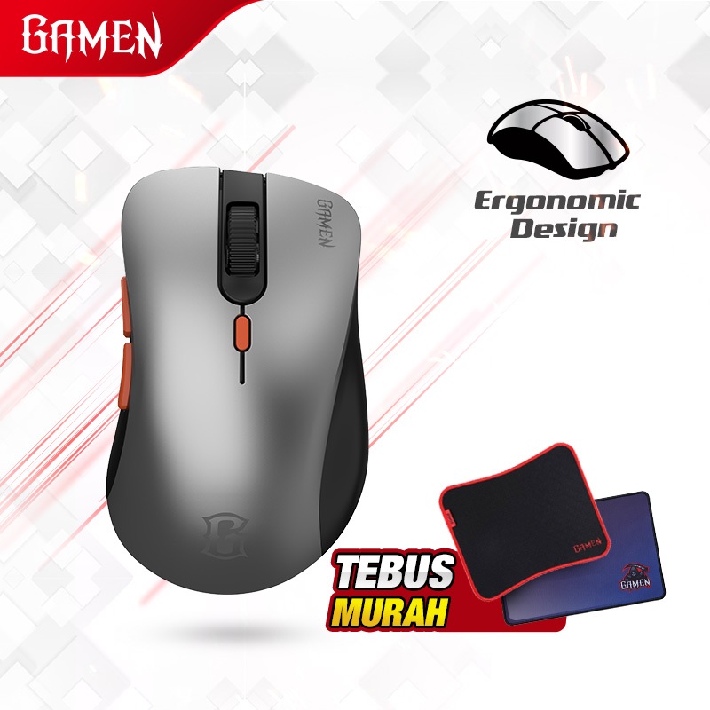 Jual GAMEN Wireless Gaming Mouse GM200W 2.4GHz Ergonomic Design 4 DPI ...