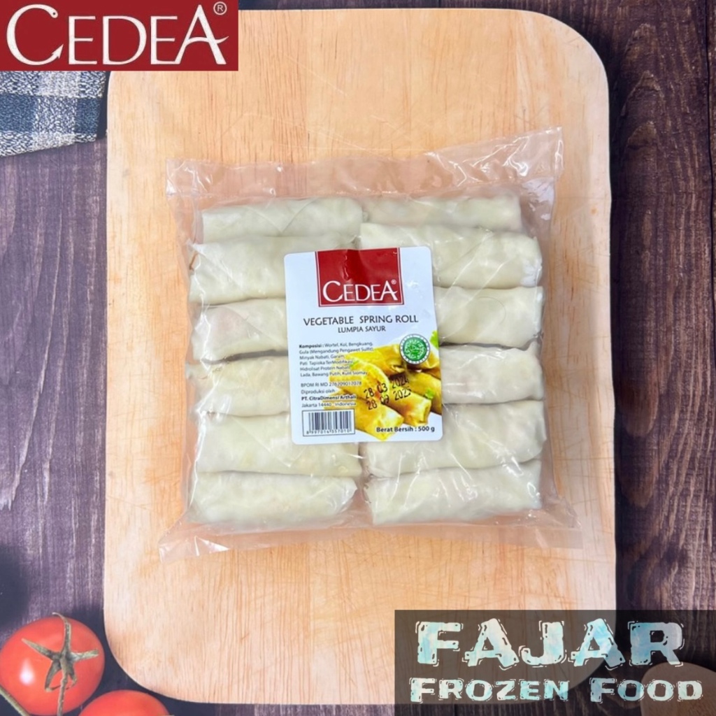Jual CEDEA VEGETABLE SPRING ROLL 500gr | LUMPIA ISI SAYUR | LUMPIA ...