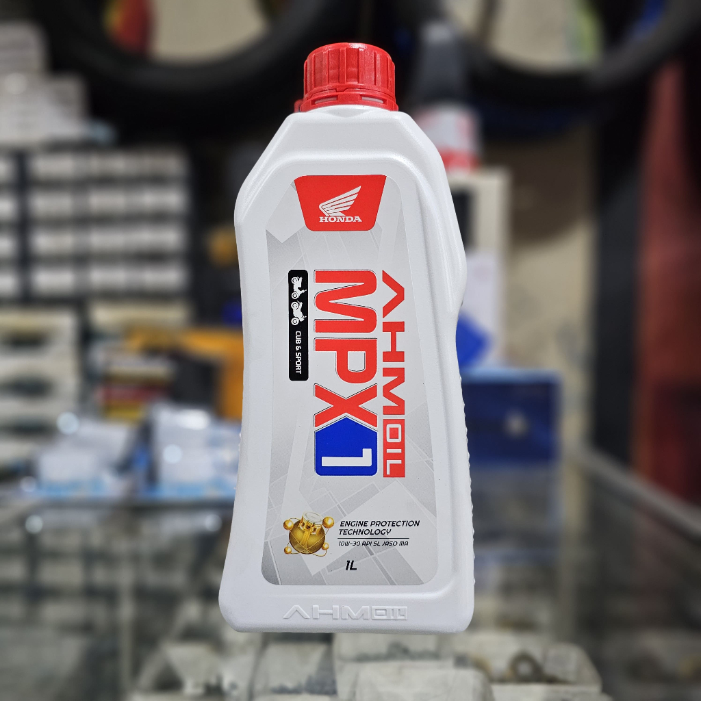 Jual Oli Mesin Motor Honda AHM MPX 1 4T SAE 10W-30 1000ml / 1 Liter ...