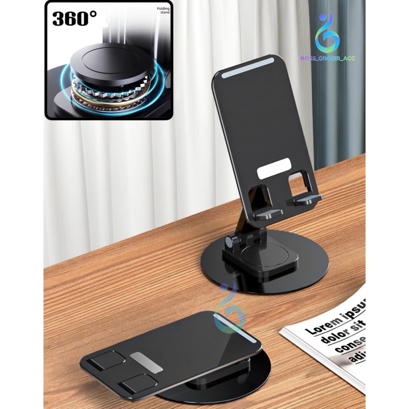 Jual Phone Holder Rotary Tablet Holder Rotary Dudukan HP Bahan Besi ...