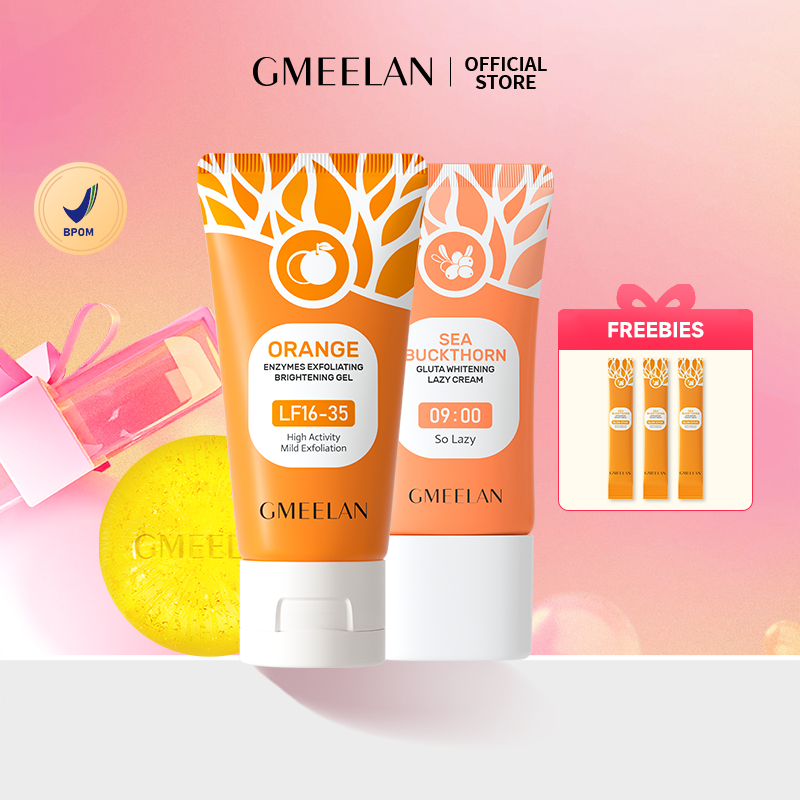 Jual GMEELAN 3PCS Kits 1 Minute Exfoliating Gel 50g + Whitening Lazy Cream 30g + 24k Gold Body ...