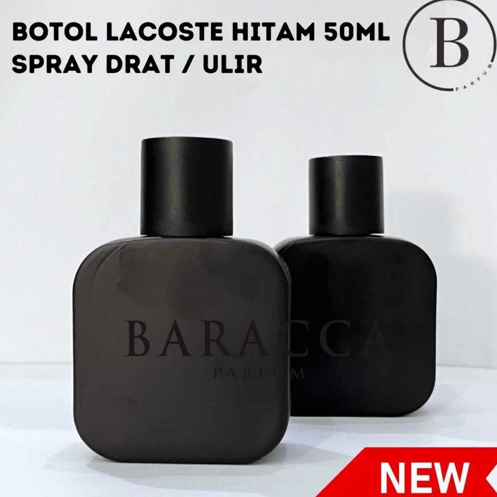 Jual KODE H98O Botol Parfum Lacoste 5ML Drat Hitam Botol Parfum Kosong ...