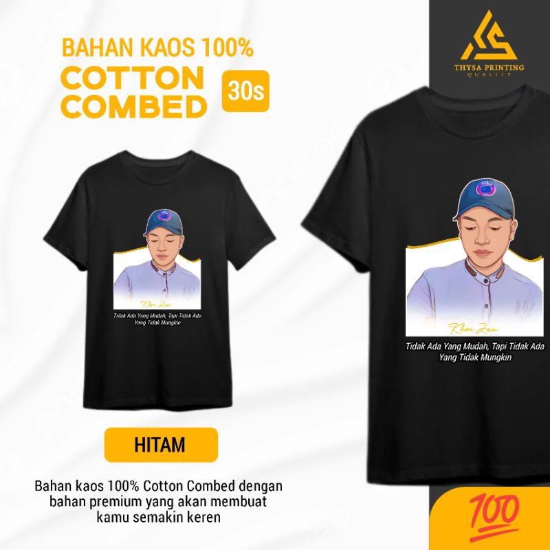 Jual Thysa Kaos Costume Sablon Satuan Premium Cotton Combed 30s ...