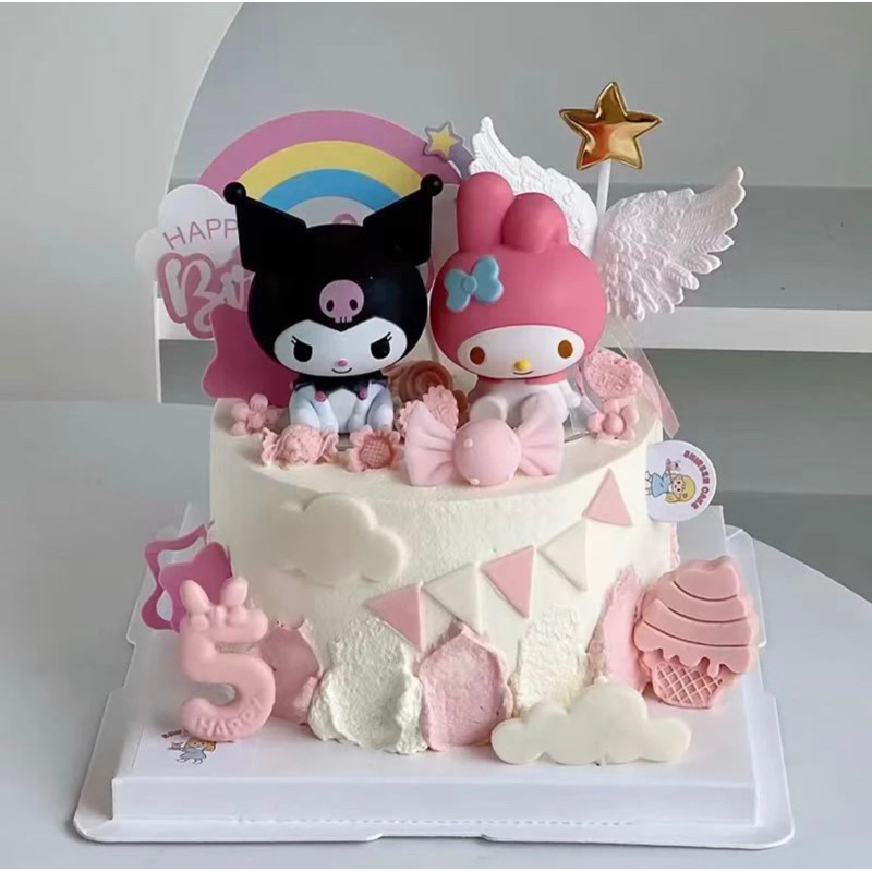 Jual Cake topper karakter sanrio cinnamoroll cinamoroll kuromi my ...