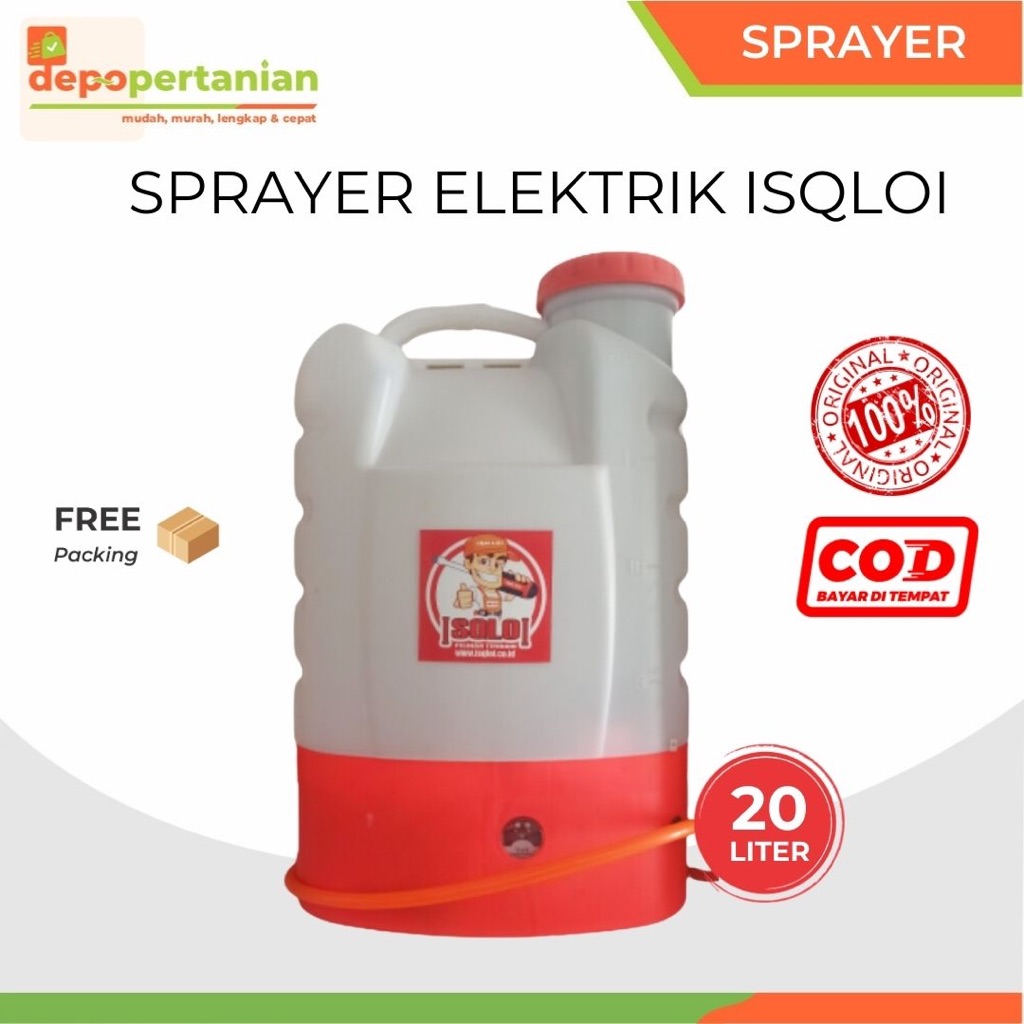 Jual Depo Pertanian - Sprayer Elektrik Isqloi 20 Liter Alat Semprot ...
