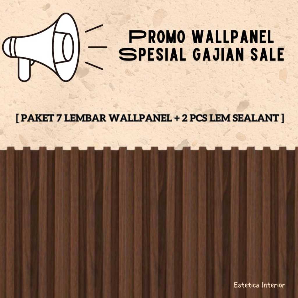 Jual Paket Hemat Wallpanel Composite WPC Panel Woodpanel Composite (Isi ...