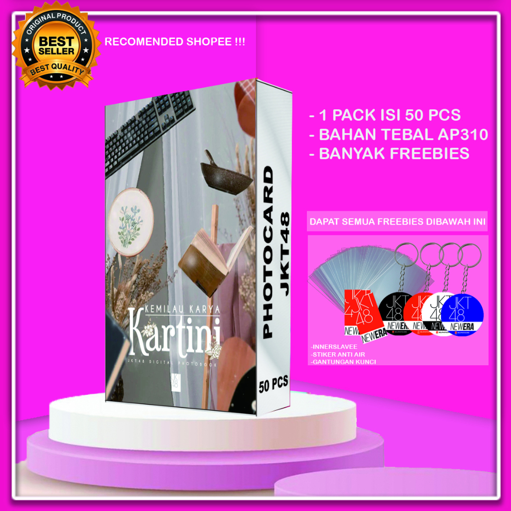 Jual PREMIUM 50 PCS Photocard JKT48 Unofficial / Fanmade edisi KARTINI (2 Sisi) | Shopee Indonesia