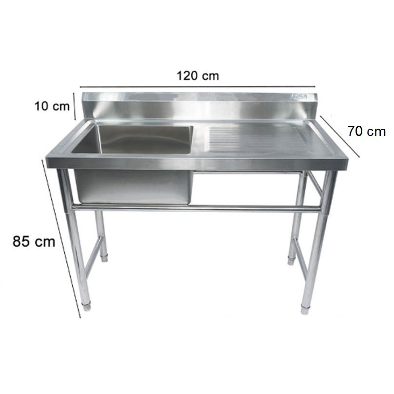 Jual Kitchen Sink Bowl Work Table Stainless - Meja Bak Cuci Piring ...