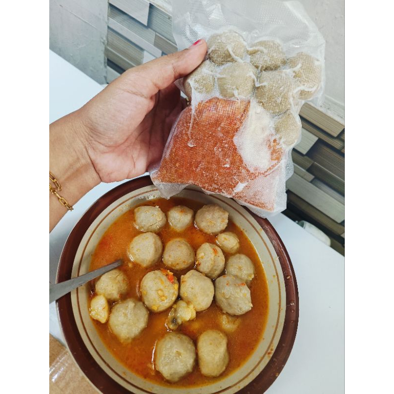 Jual BAKSO KUAH PEDAS TETELAN sapi khusus instan | Shopee Indonesia