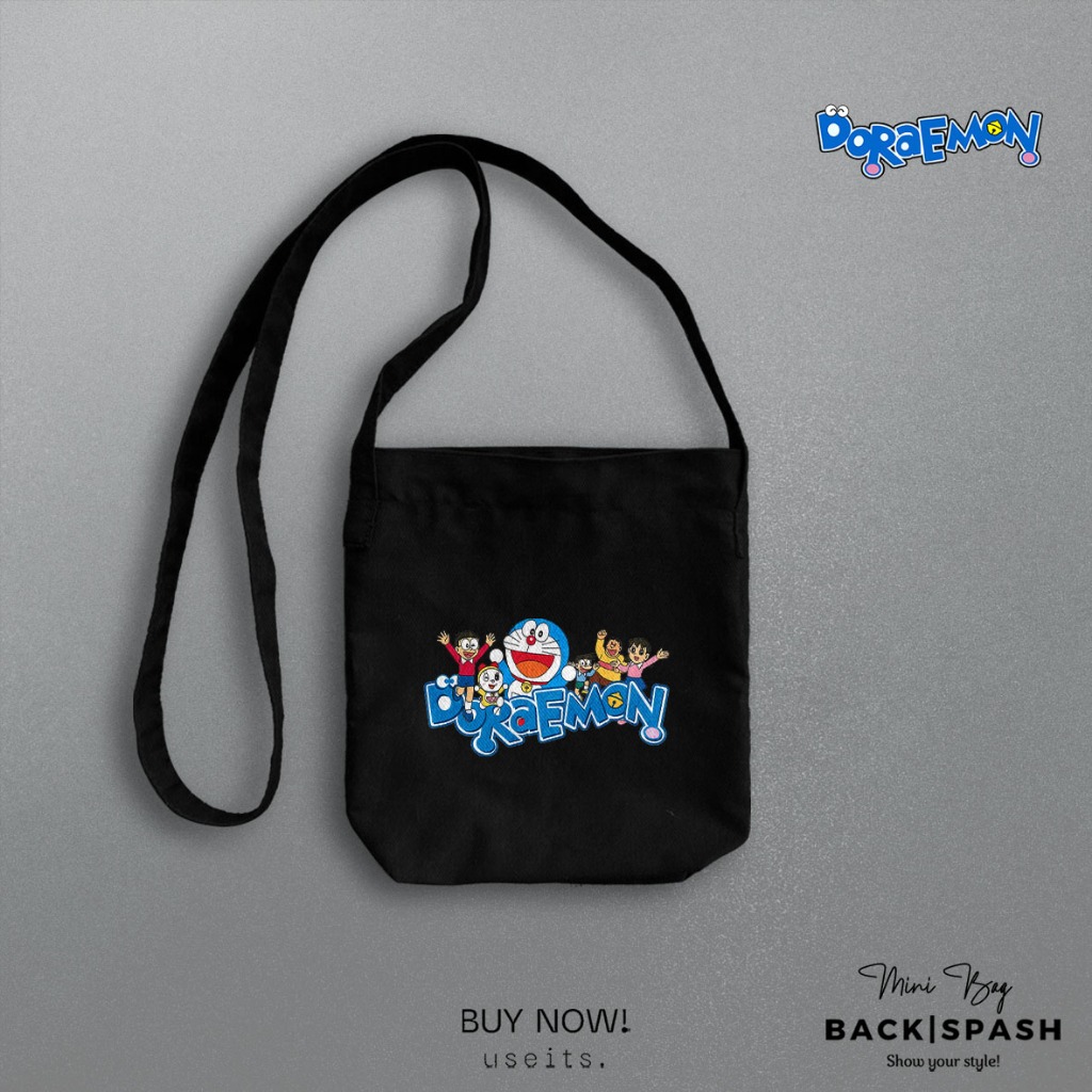 Jual Tas Mini Sling Bag Doraemon Mini Bag Kartun DORAEMON MSB1 | Shopee Indonesia