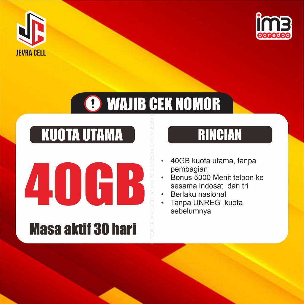 Jual (PROMO) PROSES CEPAT PAKET DATA INDOSAT UNLIMITED FULL 100GB ...