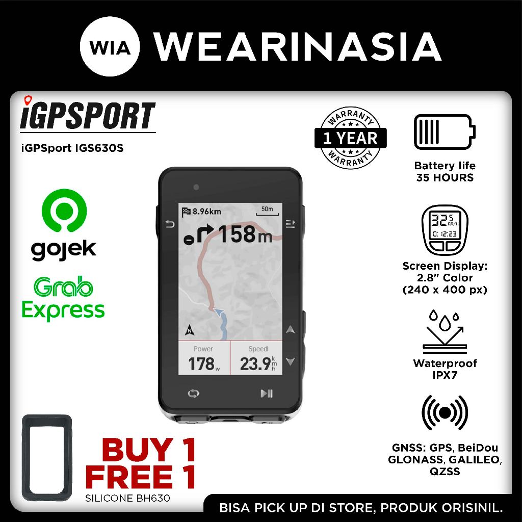 Jual iGPSport iGS630S Bike Smart Computer Original Garansi 1 Tahun ...
