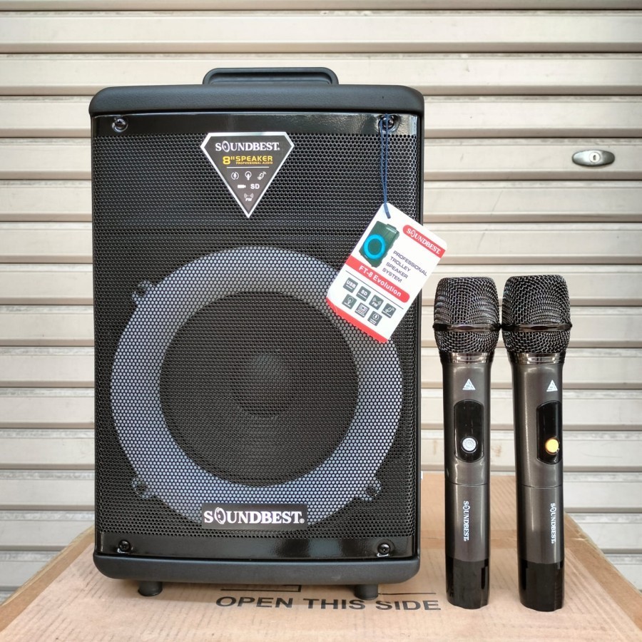Jual SOUNDBEST SPEAKER PORTABLE FT 8 EVOLUTION UHF | Shopee Indonesia
