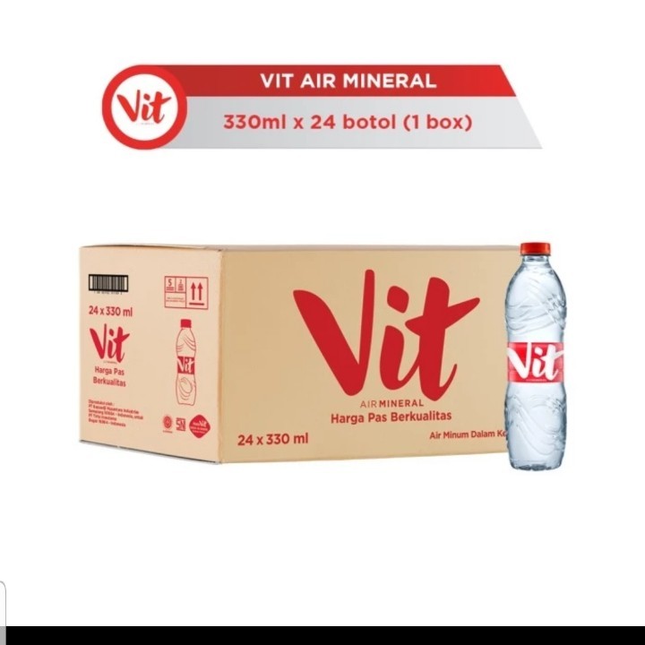 Jual Vit Air Mineral 330ml ( 24 x 330ml ) | Shopee Indonesia