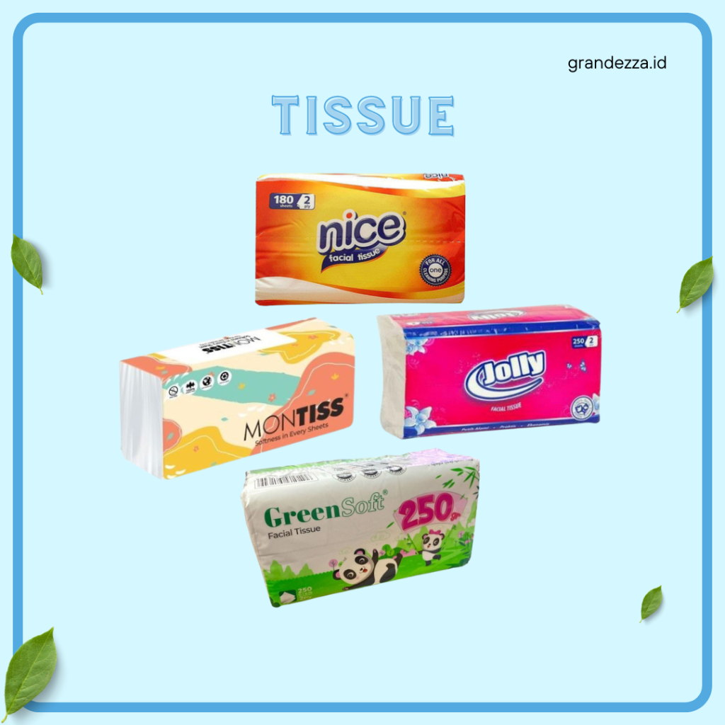 Jual Tisu Tissue Nice 180 Sheets Jolly dan Montis 150 Sheets | Shopee ...