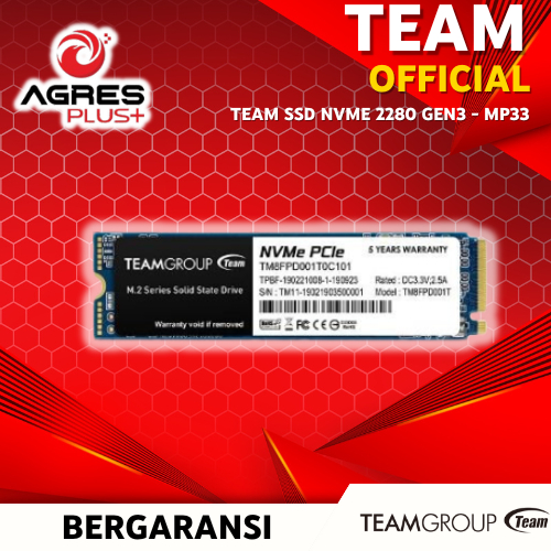 Jual TEAM SSD MP33 M.2 PCIe GEN3x4 NVMe - AGP | Shopee Indonesia