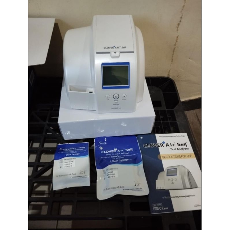 Jual Alat Clover A1C SELF Cek HbA1C / Alat Cek HBA1C self / alat cek ...