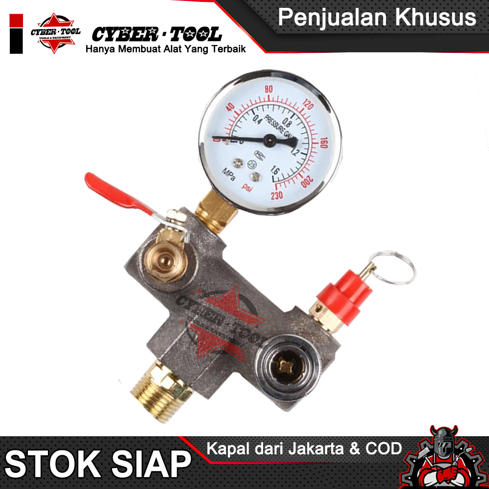 Jual Kompresor Udara Tekanan Saklar Kendali Valve Manifold Regulator ...