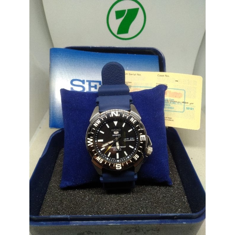 Jual Seiko 5 sports compass diver style SNZE81 automatic original not ...