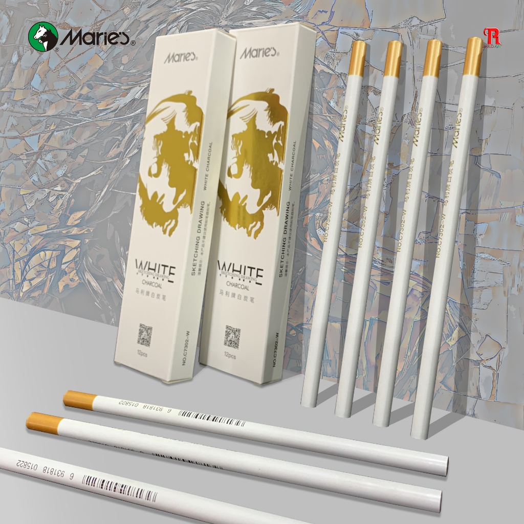 Jual Maries White Charcoal / Pensil Putih / Pensi Charcoal Putih ...