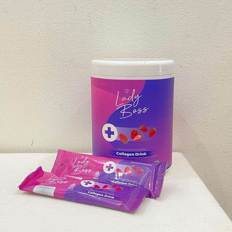 Jual Lady Boss Collagen Drink by Smart Breast 13 Sachet with Box ...