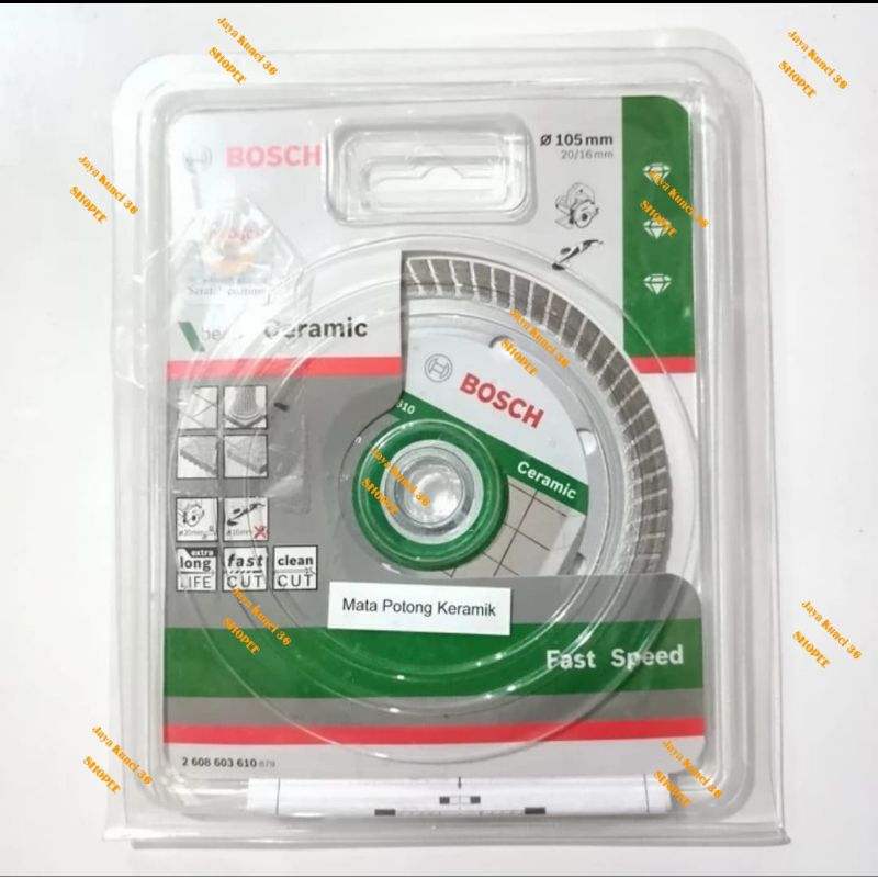 Jual Diamond Wheel BOSCH TURBO Hijau 4" Inch / Mata Potong Keramik ...