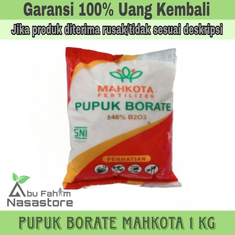 Jual PUPUK BORATE/BORON MAHKOTA FERTILIZER 1 KG | Shopee Indonesia
