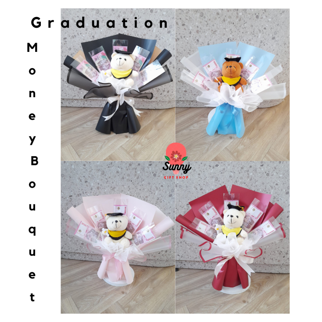 Jual Sunny Graduation Bouquet / Buket Wisuda / Buket graduation /buket ...