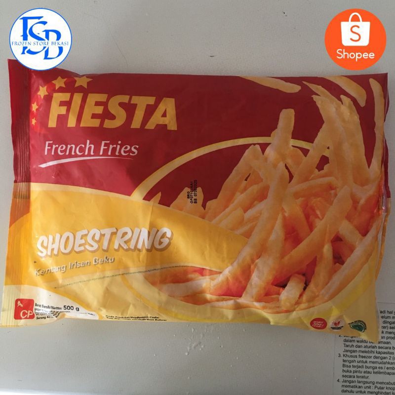 Jual KENTANG GORENG FIESTA (SHOESTRING 500GR) | Shopee Indonesia