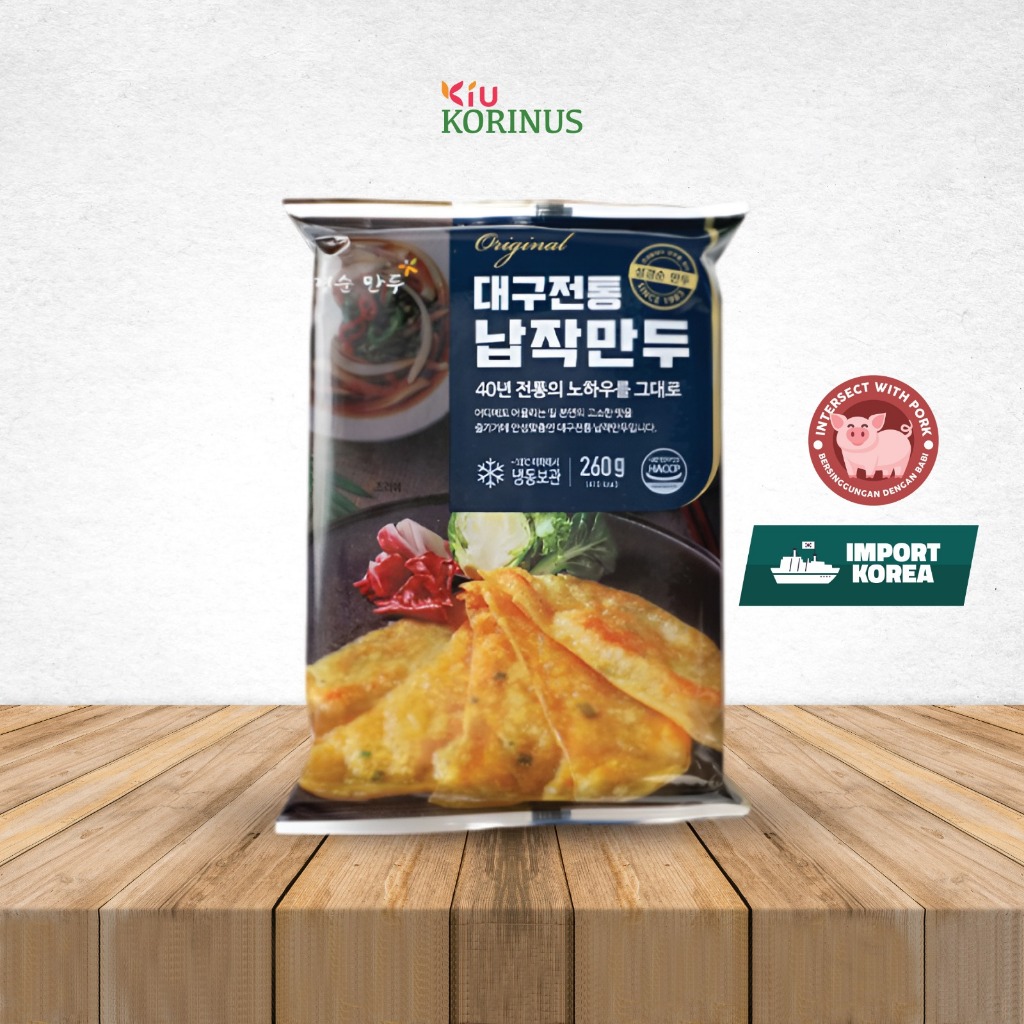 Jual K- Daegu Flat Dumpling/Pangsit Pipih 450 gr. | Shopee Indonesia