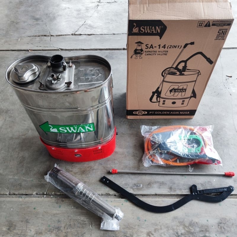 Jual Tangki Alat Semprot Obat Hama Manual Elektrik Cas Charger Battery ...