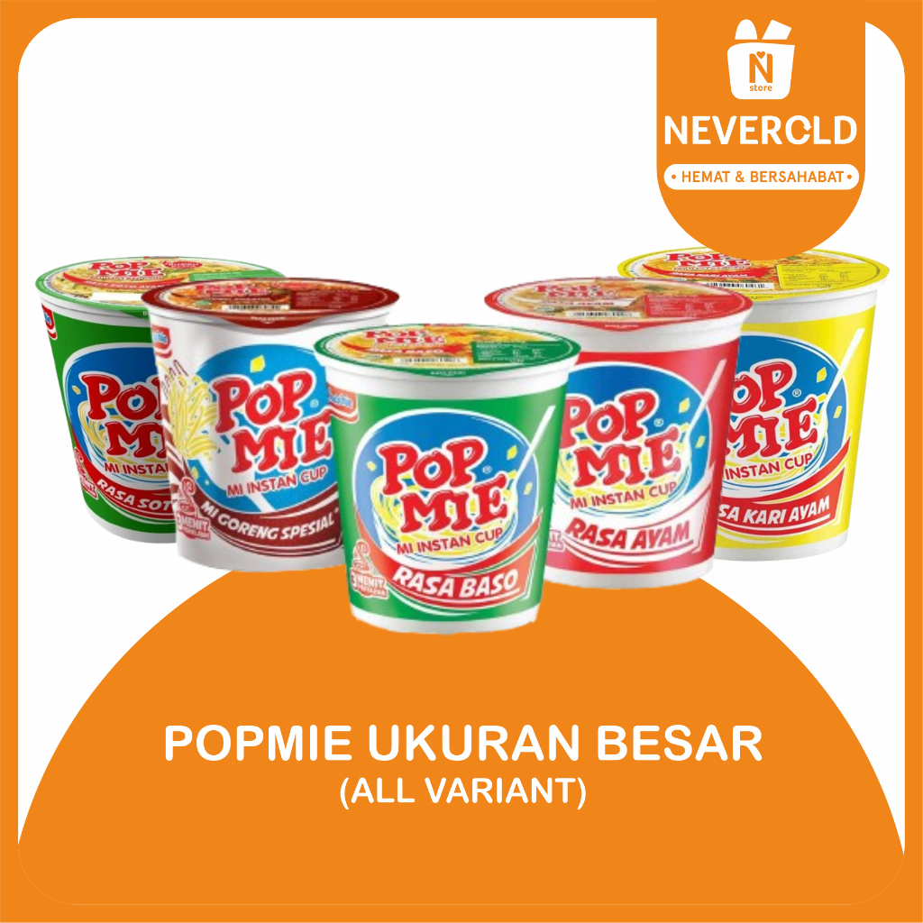 Jual POP MIE CUP SATUAN ALL VARIANT @75gr | Shopee Indonesia
