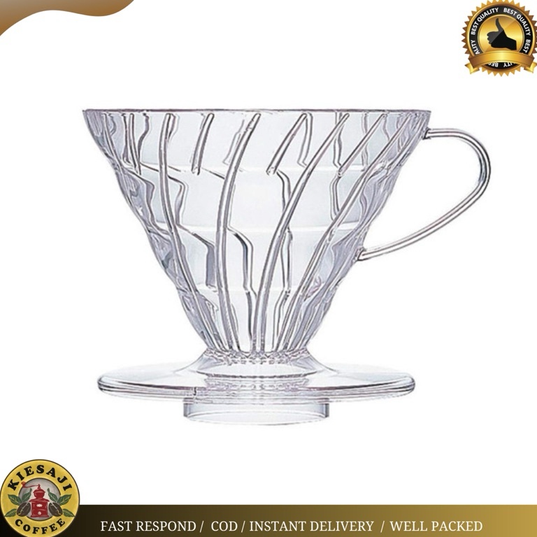 Jual V6 Coffee Dripper 2 plastik transparan Manual Brew Coffee Filter o ...