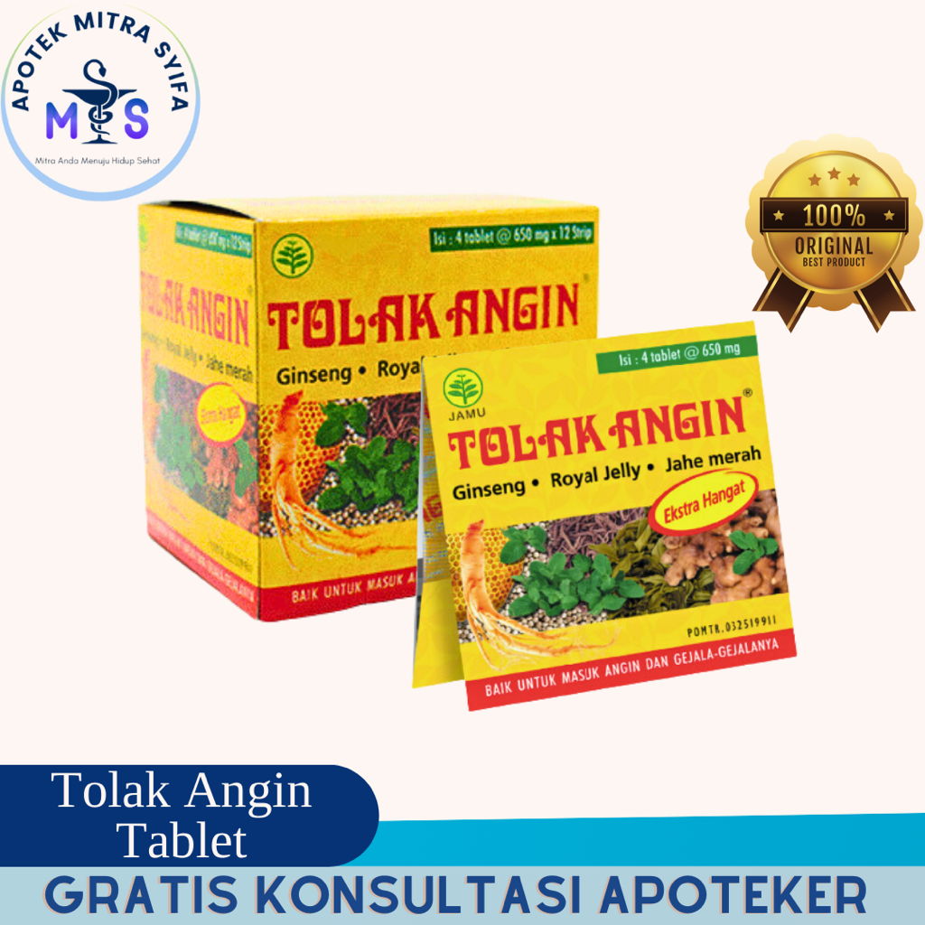 Jual Tolak Angin Tablet Extra Hangat | Shopee Indonesia