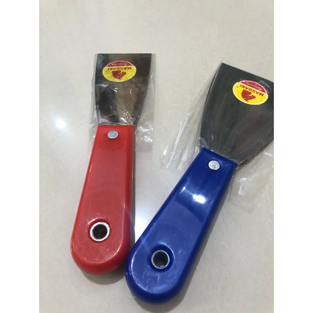 Jual Pisau Dempul /Scrapers / Kape Besi gagang Plastik Skrap /Scrap ...