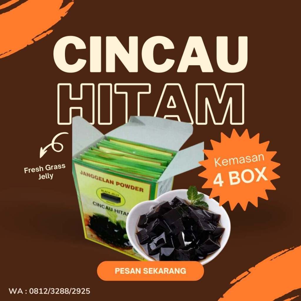Jual Cincau Hitam Instan Proses Masak Cincau Lebih Mudah Cukup 5 Menit ...