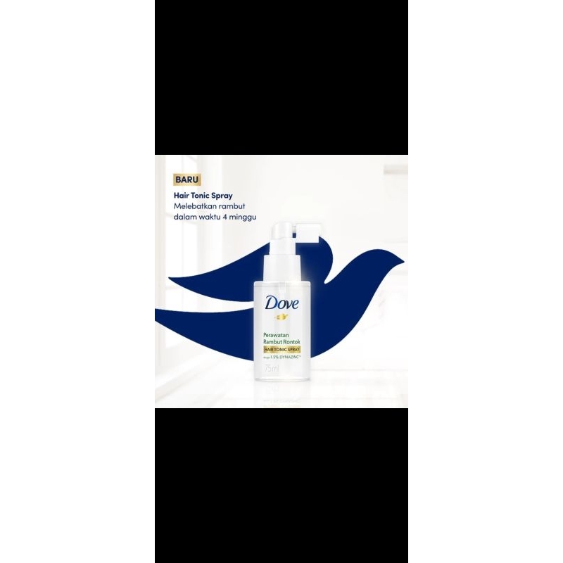 Jual DOVE Hair Tonic Spray 75ML | Shopee Indonesia