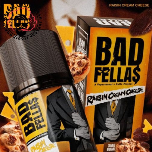 Jual Bad Fellas Raisin Cream Cheese 60ml Liquid 3mg 6mg by Vaperssensi ...