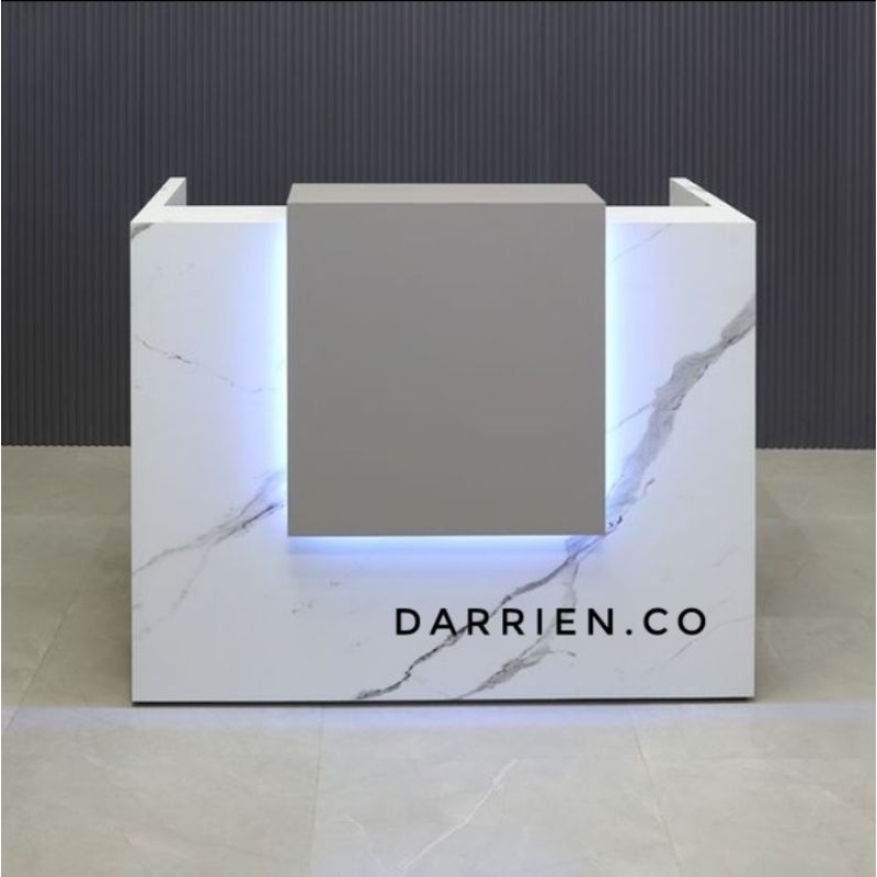 Jual Meja kasir | Meja Teller Aesthetic | Meja Resepsionis | Shopee ...