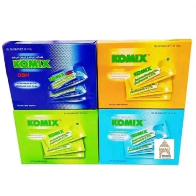 Jual komix sachet obat batuk 1box | Shopee Indonesia
