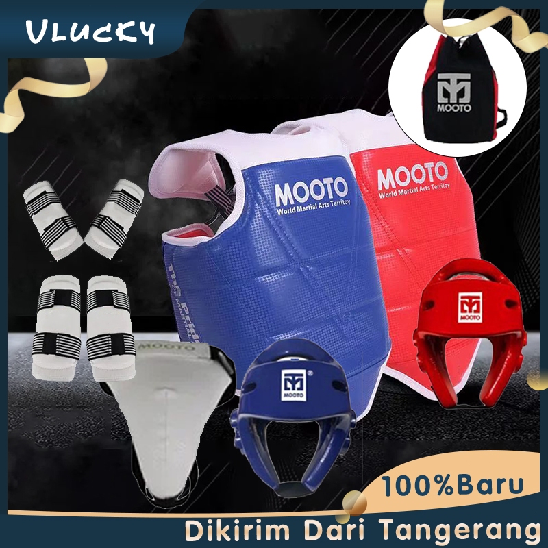 Jual Full Set Taekwondo Body Protector Taekwondo Helm Guard Taekwondo ...
