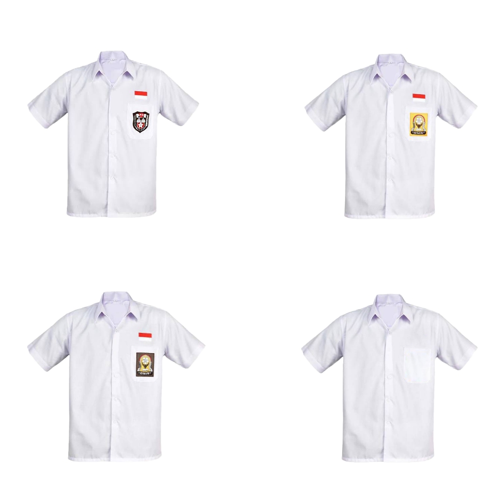 Jual Kemeja Seragam Sekolah SD SMP SMA Baju Putih Lengan Pendek Anak ...