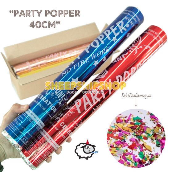 Jual Party Popper 40cm (KHUSUS PULAU JAWA) Party Poper 40cm / Confetti ...