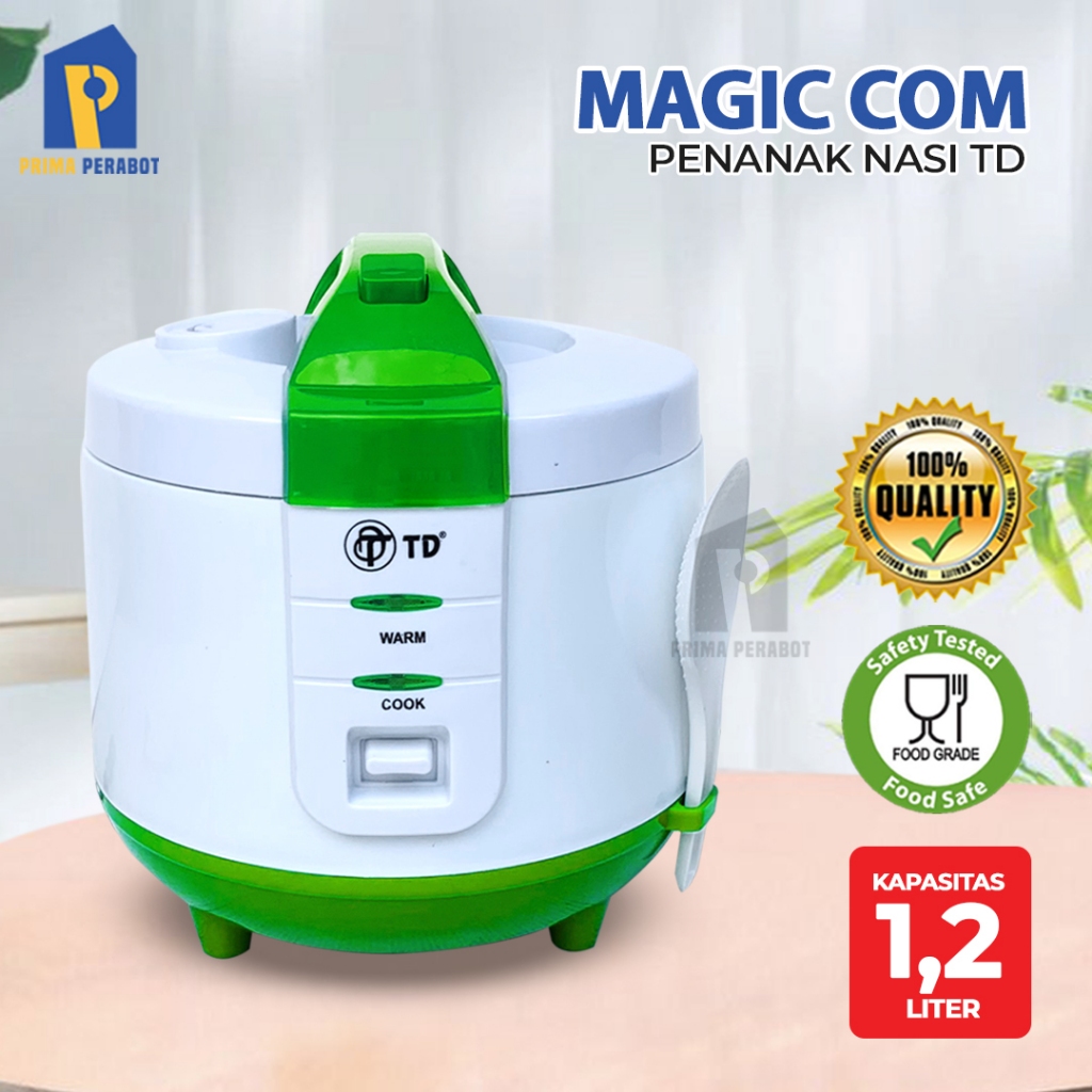 Jual Rice Cooker Magic Com 1.2 Lt Body Plastik TD VOTRE | Shopee Indonesia