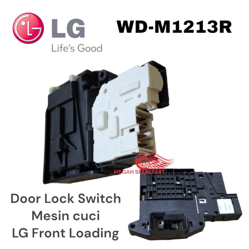 Jual LG DOOR LOCK SWITCH PINTU MESIN CUCI LG FRONT LOADING WD-M1213R ...