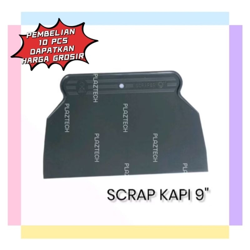 Jual Kapi PVC/Kape Plastik/Sliper/Scrapper PVC 9" (GROSIR) | Shopee ...