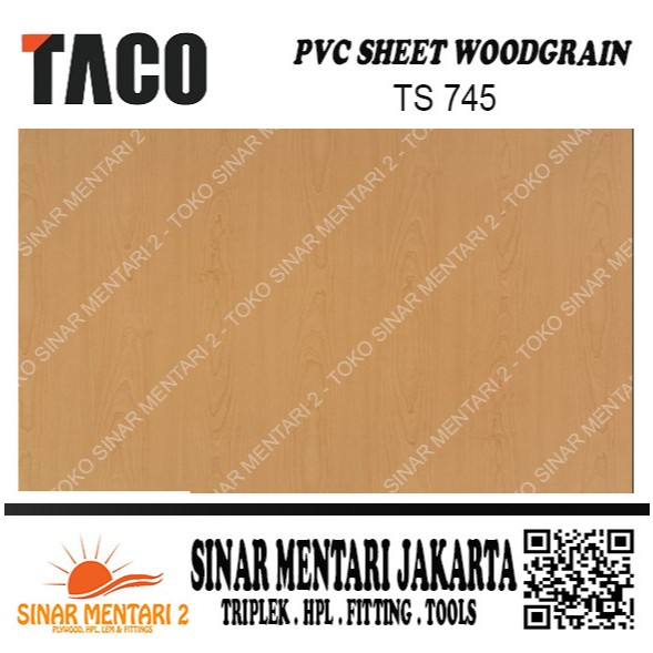 Jual TACO SHEET PVC WOODGRAIN TS 745 | Shopee Indonesia