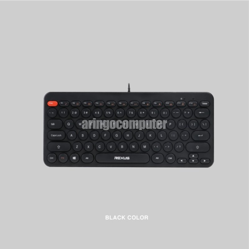 Jual Keyboard Rexus K258 MINI USB OFFICE - BLACK | Shopee Indonesia